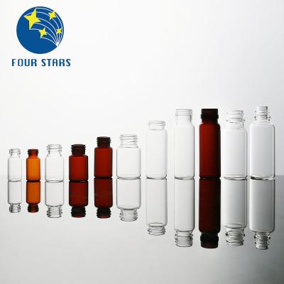 Cina Piccole fiale del collo della vite delle chiare fiale di vetro di Ambra Farmaceutico 30ml con il cappuccio di plastica in vendita