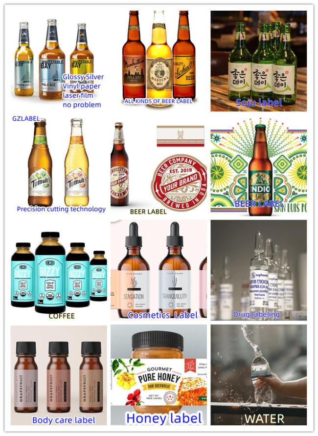 Hot Sales Waterproof Self-Adhesive Label Whisky Label