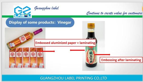 Quality Professional Customized Label Sticker Water Dissolvable Washdown Resistant for sale