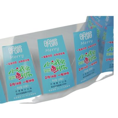 Cina Etichette autoadesive personalizzate adesivi carta trasparente adesivi rotondi personalizzati in vendita