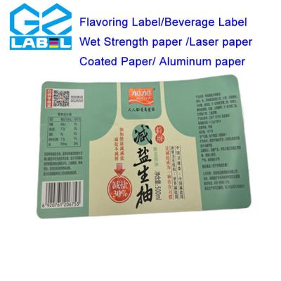 China Op maat gemaakte zelfklevende etiketten Stickers voor dranken Kruiden Flesse etiketten voor uw klant's vereisten Te koop
