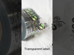 Transparent Sticker Printing Printable Name Tags Personalised Vinyl Name Stickers
