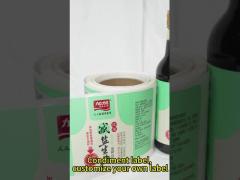 rótulo do condimento