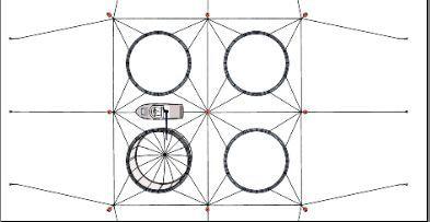 HDPE Floating Aqua Farming Net Cage