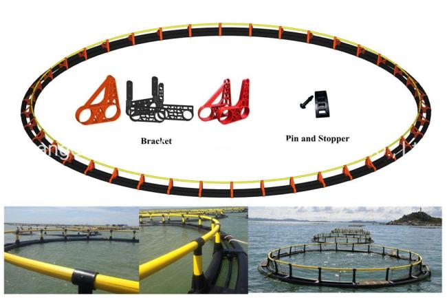 HDPE Circular Floating Cage Frame with Net for Breeding Fishhdpe Circular Floating Cage Frame with Net for Breeding Fish Aquaculture Cage