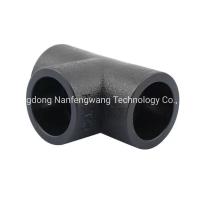 China HDPE PE100 Pipe Fittings 32mm-630mm for Bathroom Plumbing with Custom Sizing Options for sale