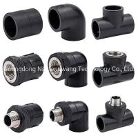 China HDPE PE100 Pipe Fittings 32mm-630mm for Bathroom Plumbing with Custom Sizing Options for sale