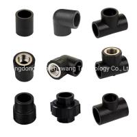 China HDPE PE100 Pipe Fittings 32mm-630mm for Bathroom Plumbing with Custom Sizing Options for sale