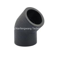 China HDPE PE100 Pipe Fittings 32mm-630mm for Bathroom Plumbing with Custom Sizing Options for sale