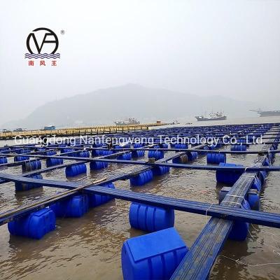 China Farming Aquaculture PE Pontoon Cage with 200mm/250mm/450mm/500mm Floating Pipe for sale