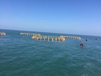 China HDPE Triangular Brackets Fish Cage for Open Sea 12 Grade Typhoon Resistance 15 Year Lifespan for sale