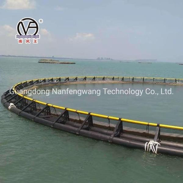Quality HDPE Anti Wind Wave Aquaculture Fish Cage Diameter 10m 60m CE Certified for sale