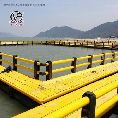 China Round Deep Sea Aquaculture And Marine Fish Cage Diameter 10m - 60m for sale