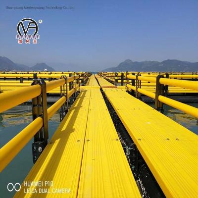 China HDPE Net Cage Leisure Fish Cage Black and Yellow for Deep Sea Fish Culture for sale
