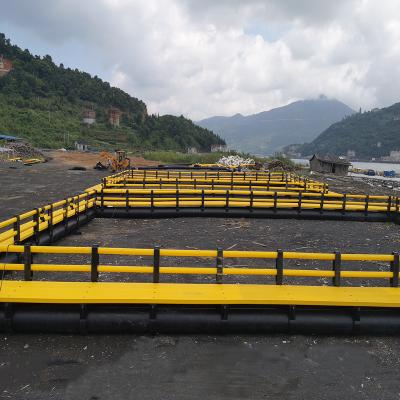 China Corrosion Resistant HDPE Floating Fish Cage with Customizable Size and 25-Year Lifespan for Aquaculture for sale