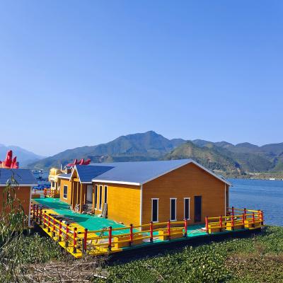 China Water Floating House Base Platform Custom Floating Dock Platform for sale