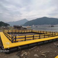 China HDPE Floating Sightseeing Platform 80m-300m Circumference for Lake River Resort for sale