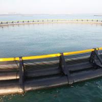 China Large Size HDPE Circular Fish Cage Complete Set 80m-300m Circumference Full Accessories for sale