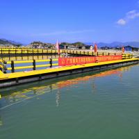 China HDPE Floating Platform for Aquaculture Agritainment 80m-300m Circumference for sale