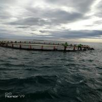 China Split-type Round Fish Cage | Replaceable Netting for Multi-purpose Use for sale