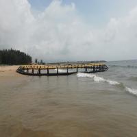China Split-type Round Fish Cage | Replaceable Netting for Multi-purpose Use for sale