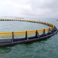 China Integrated Complete HDPE Circular Cage System with Netting & Mooring Package for sale