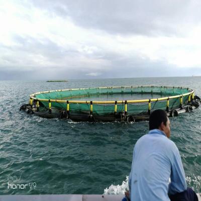 China Deep Water Circular Anti-Turbulence Fish Cage with Even Force Distribution for sale