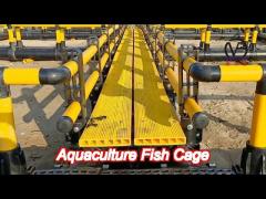 10×10m combined square fish cage (315mm main floating pipe)