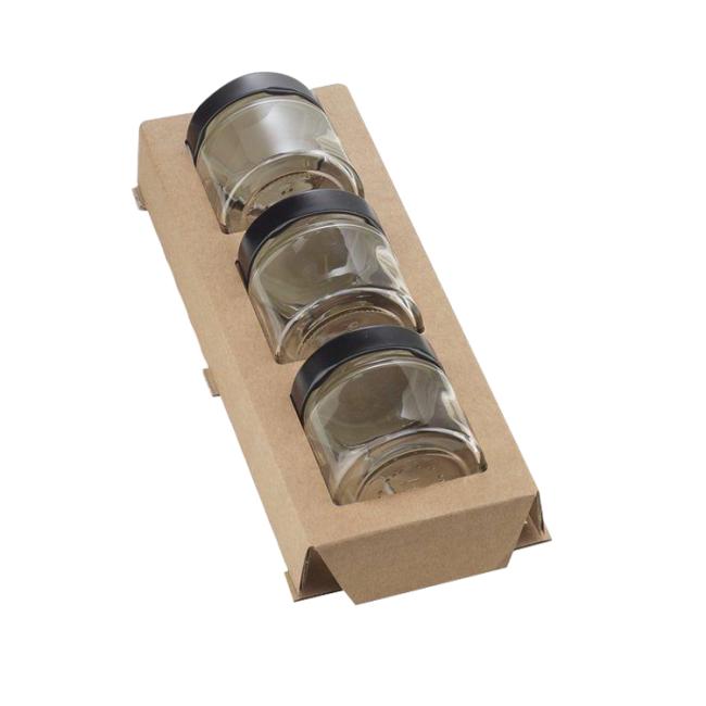 Retail display box for candle jars