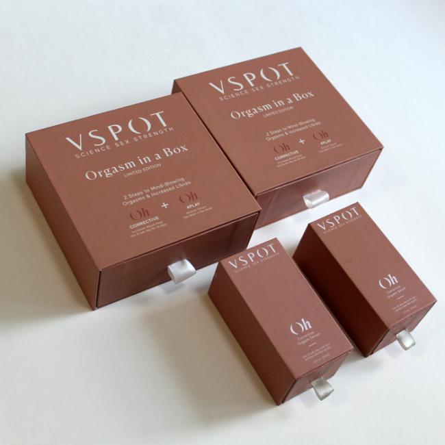 Luxury sliding drawer cosmetic gift box