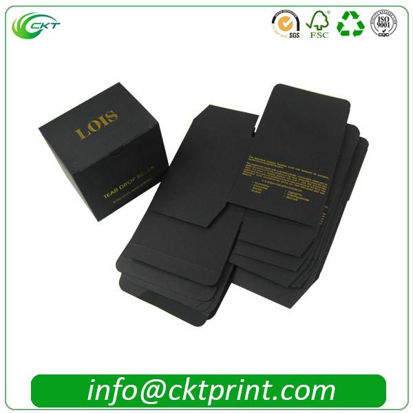 Luxury packaging box with PVC window