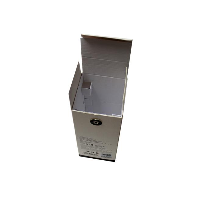 Paper Packaging Box with Button and String - side view