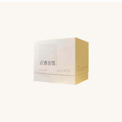 China Cardboard Rigid Retail Gift Box For Candle With Custom Logo for sale