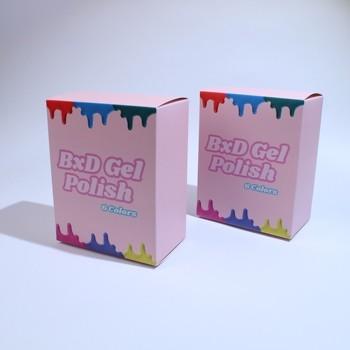 China オーダーメイド キュート デザイン ゲル ポリッシュ ボックス 包装 化粧品 包装 卸売 for sale