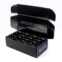China Custom Black Empty Paper Box for sale