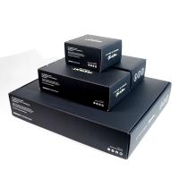 China Custom Black Empty Paper Box for sale