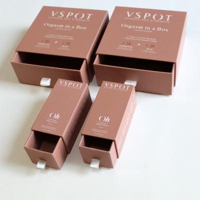 China Custom Sliding Drawer Gift Boxes Perfume Cosmetic Gift Packaging Box for sale
