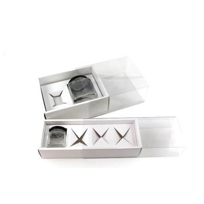 중국 맞춤형 재활용 골판지 선물 상자 (트레이 삽입 포함) 생분해성 캔들 용기 포장 상자 판매용