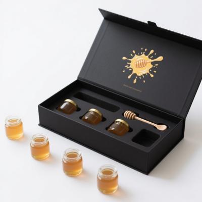 China Custom Kraft Paper Luxury Honey Packaging Boxes , Recycled Honey Jar Box Packaging for sale