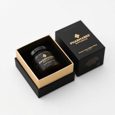 China Custom Kraft Paper Luxury Honey Packaging Boxes , Recycled Honey Jar Box Packaging for sale