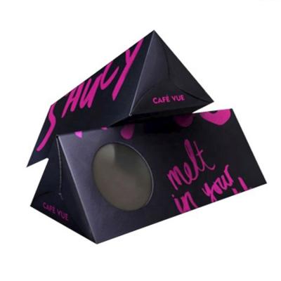 China Custom Printed Cardboard Gift Boxes With Clear Window , Professional Gift Box With PVC Window for sale