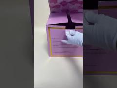 Printed Double Side Folding Carton Box For Holiday Flower Shipping