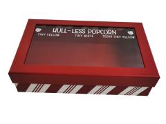 Ribbon Accessoire Custom Logo Kleine kartonnen dozen Cosmetische verpakkingsoplossing met helder raam