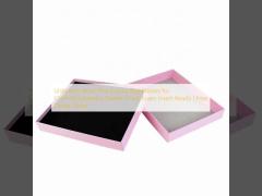 Unboxing Wow! Pink Luxury Rigid Boxes for Cosmetics/Jewelry Shatter-Proof, Foam Insert Ready | Free Design Proof