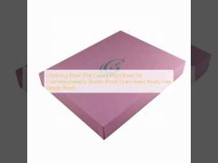 Unboxing Wow! Pink Luxury Rigid Boxes for Cosmetics/Jewelry Shatter-Proof, Foam Insert Ready Free Design Proof。