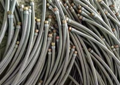 China Stainless Steel Metal Hose , Stainless Steel Flex Hose Customized Length With Flange for sale