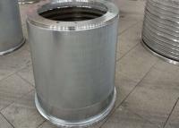China Stainless Steel Wedge Wire Screen Basket With Electrochemically Polished Surface for sale