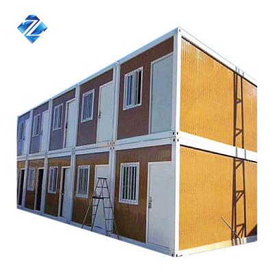 Cina Flat Pack Two Storey Container House 6m 12m in vendita