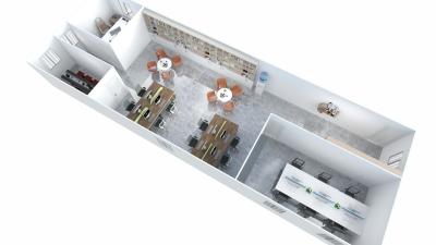 Cina 20 Foot Prefabricated Container Office House Easy To Assembly Modular in vendita