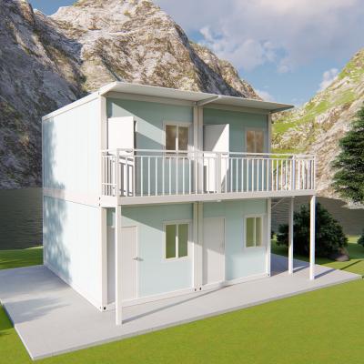 Cina Prefab Modular Steel Container Homes Room Two Story Container House in vendita